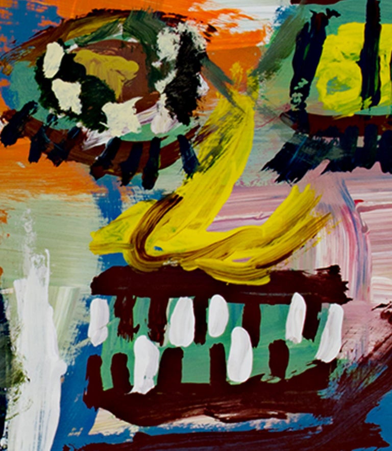 Reginald K. Gee - "Searching Top Shelf," Acrylic on Parchment Paper ...
