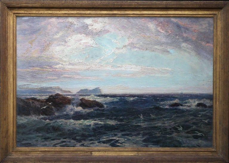 Reginald Smith - Cornish Seascape - British Impressionist oil painting ...