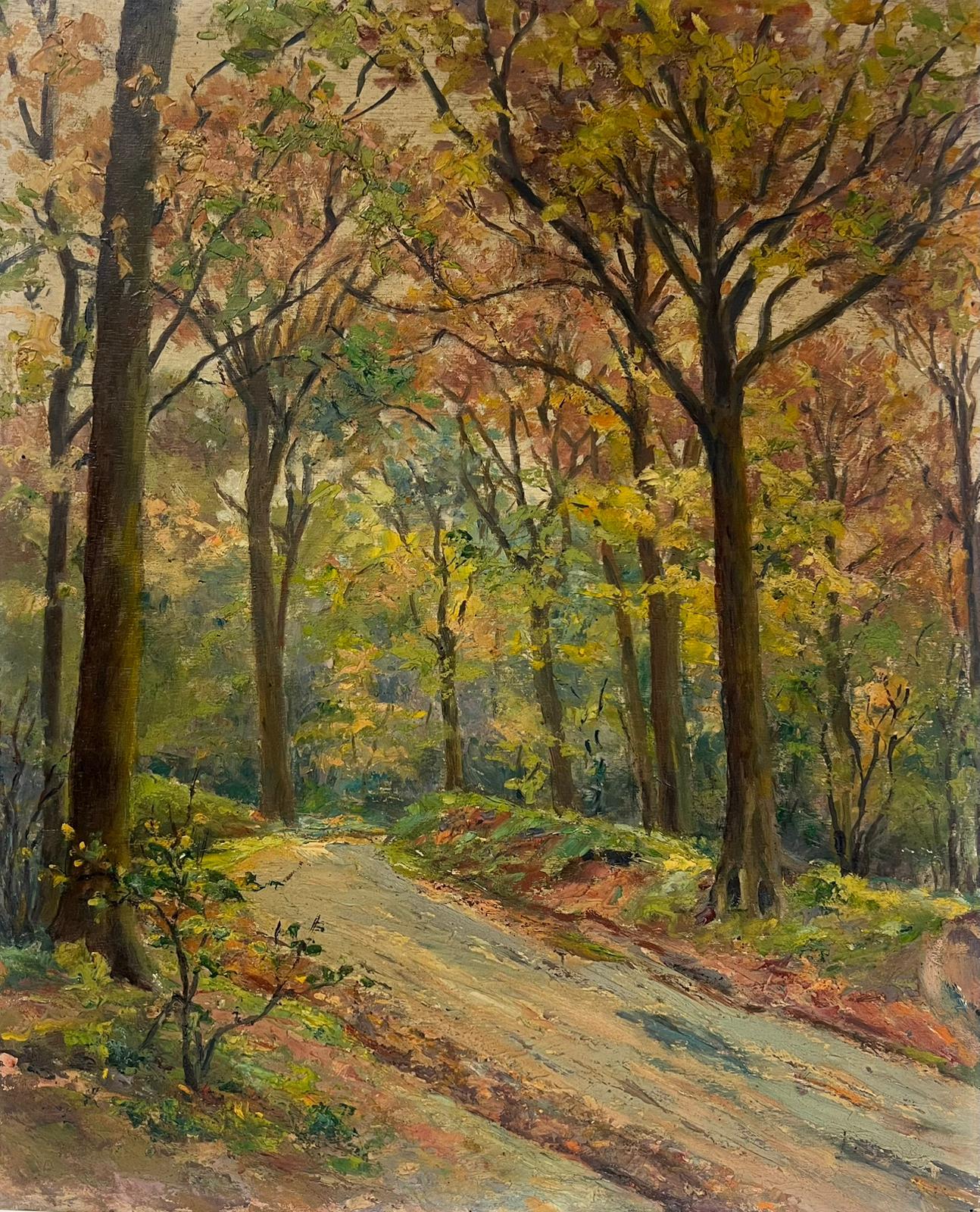 Regine David - 1930's French Impressionist Oil Painting Autumn Woodland ...