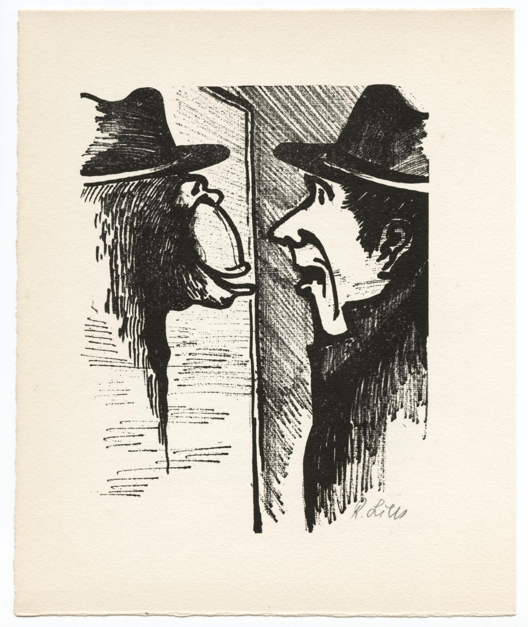 Reinhard Liess - signed lithograph For Sale at 1stDibs