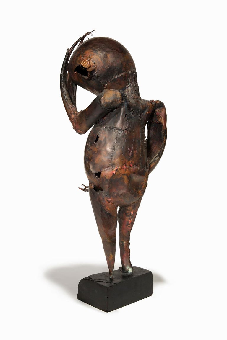 Reinhoud d'Haese - Title Unknown, Sculptural Mythical Figure in Copper ...