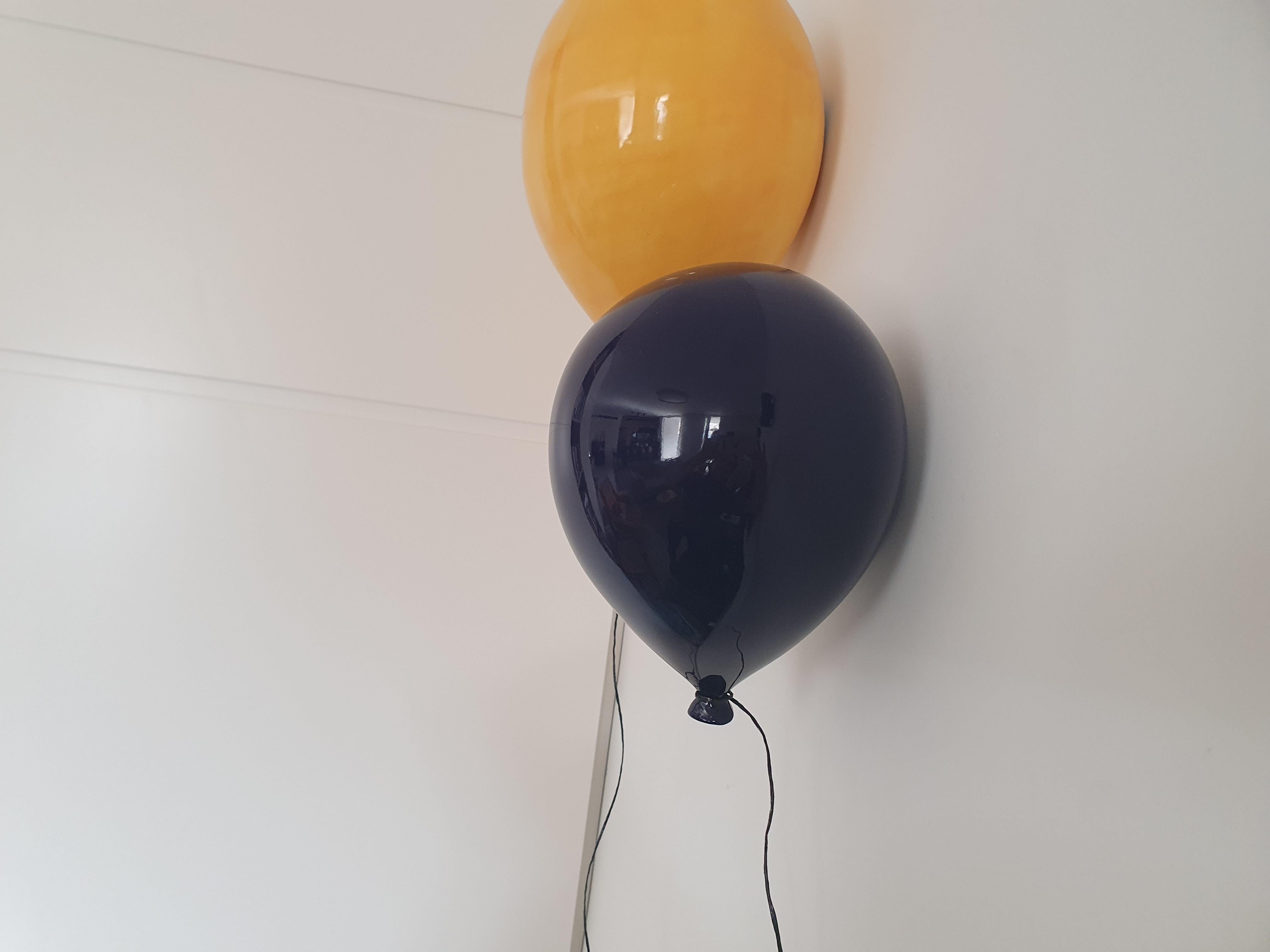 Reli Smith and Osnat Yaffe Zimmerman - Indigo Dark Blue ceramic balloon ...