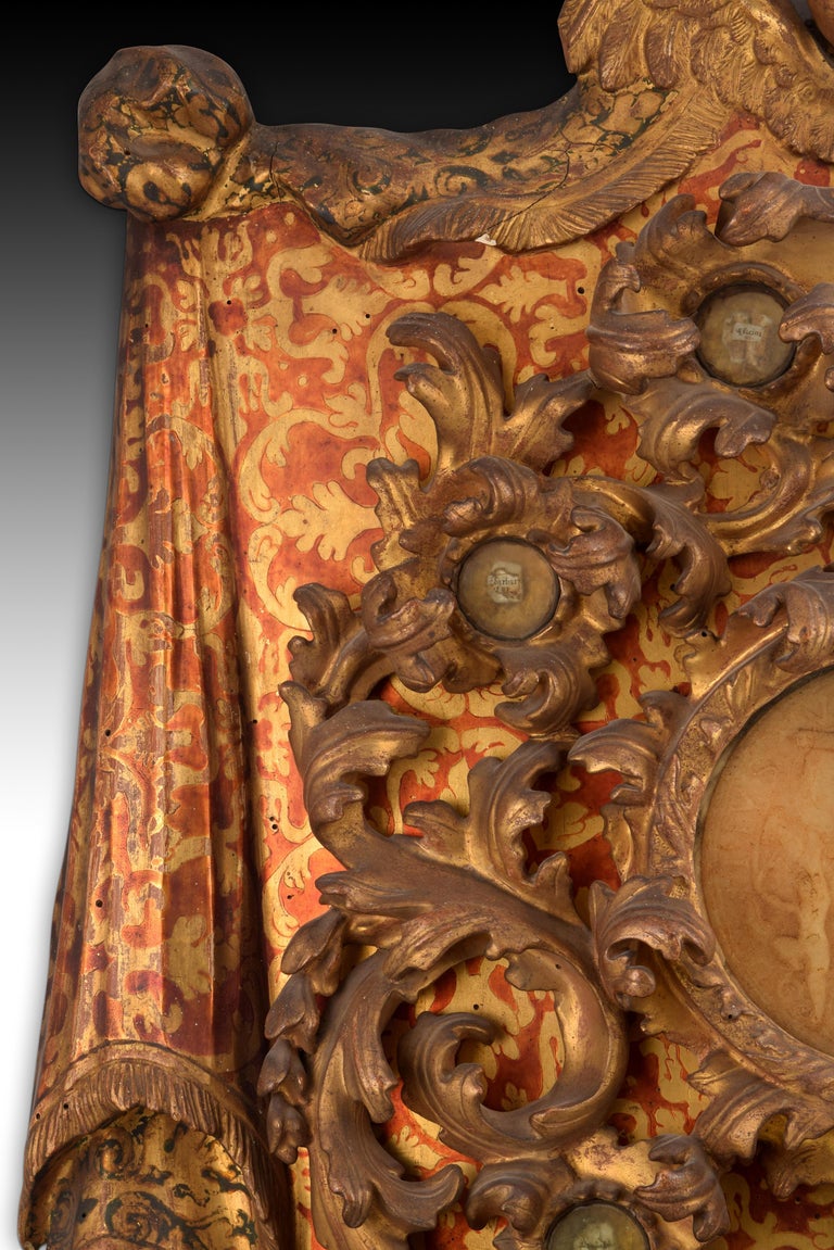 Reliquary Altar. Wood, Glass, Metal, Etc. Spain, 17th Century For Sale ...