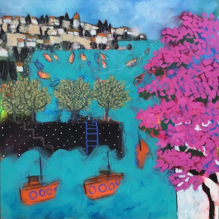 Relton Marine - Harbour de Grèce par Relton Marine, peinture originale ...