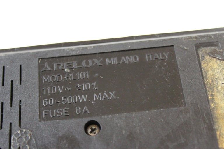 Relux Italian Modern Metal Torchère Floor Lamp at 1stDibs