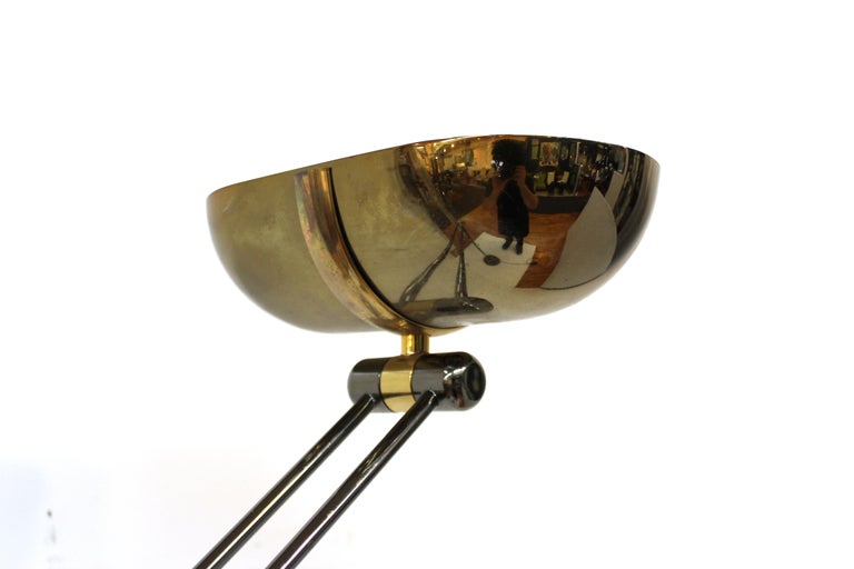 Relux Italian Modern Metal Torchère Floor Lamp at 1stDibs