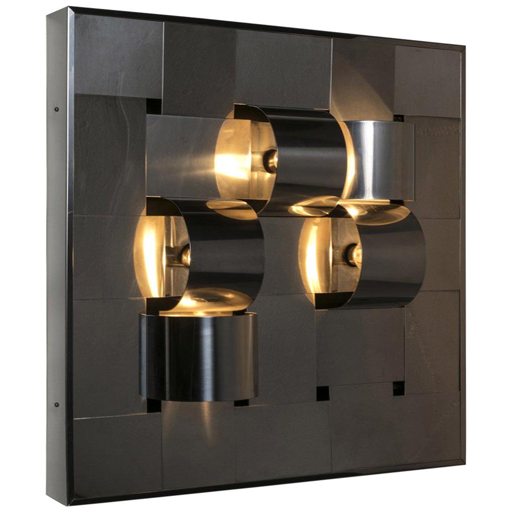 Remarkable Light Panel Model 468 by Salvi for Reggiani For Sale at 1stDibs