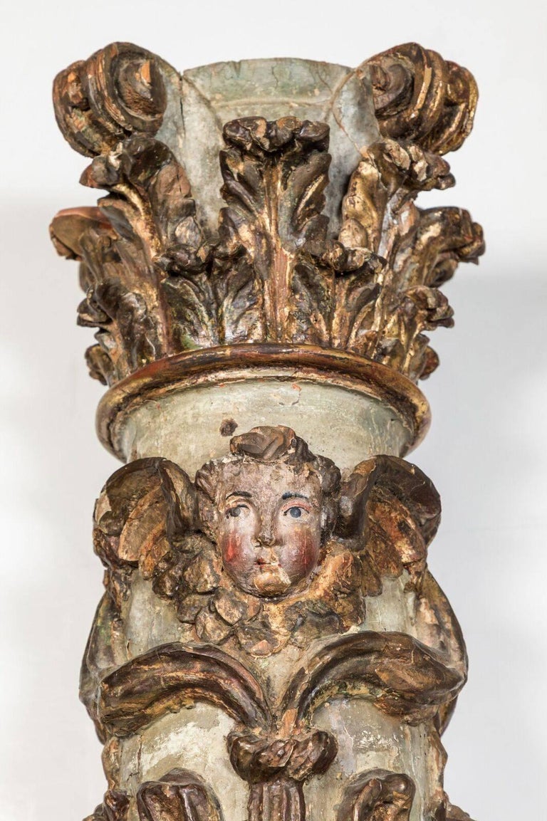 Remarkable, 17th Century Spanish Columns For Sale at 1stDibs