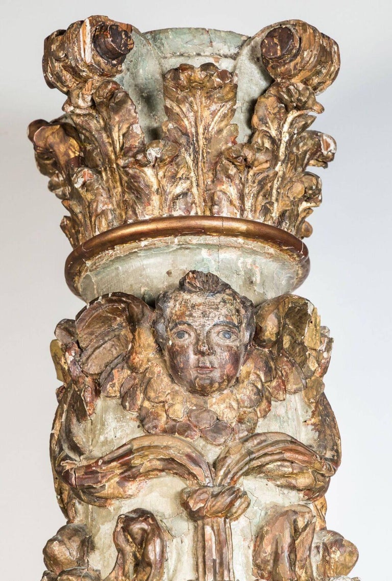Remarkable, 17th Century Spanish Columns For Sale at 1stDibs