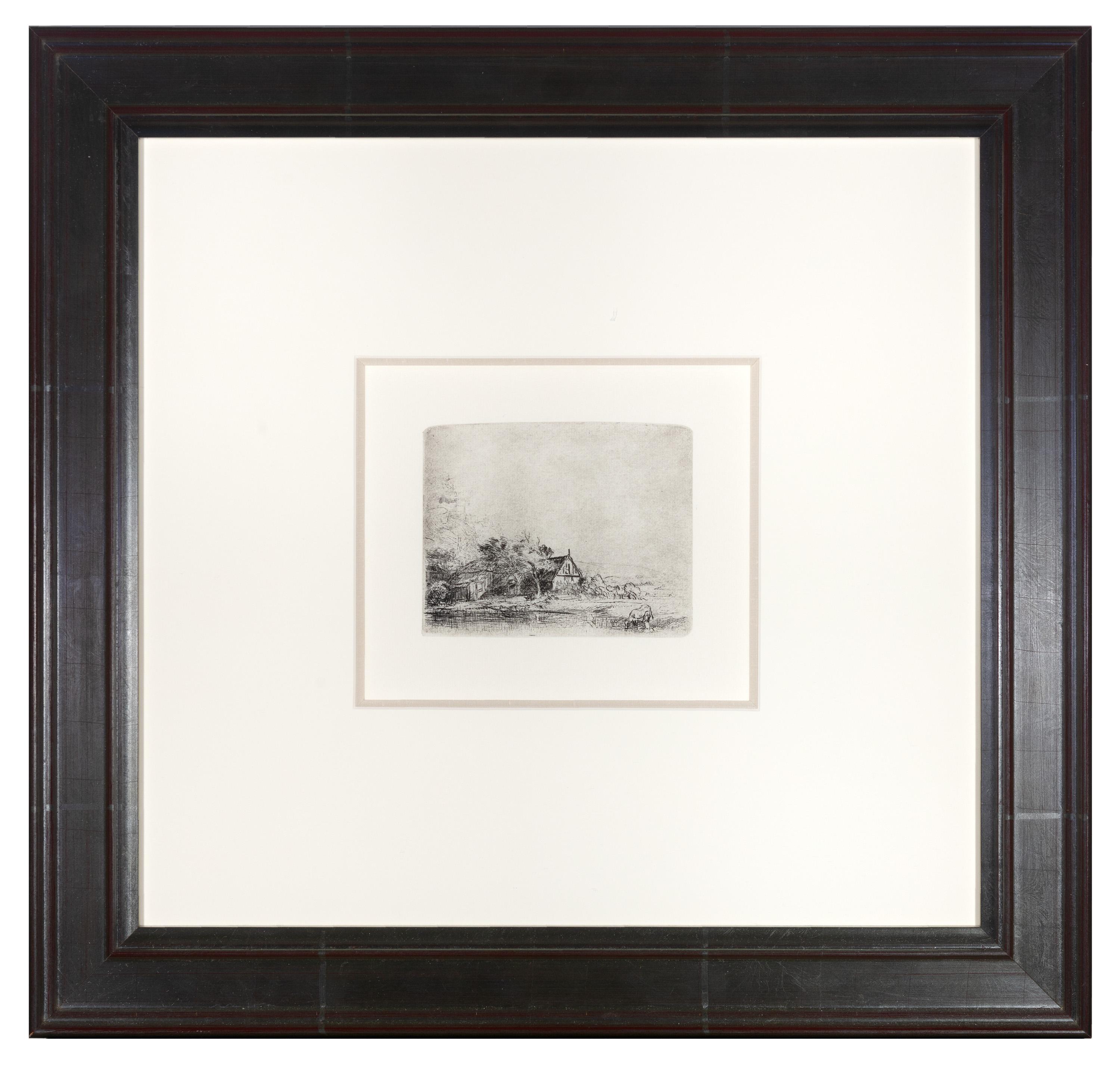 Rembrandt van Rijn - Paisaje con una vaca en venta en 1stDibs