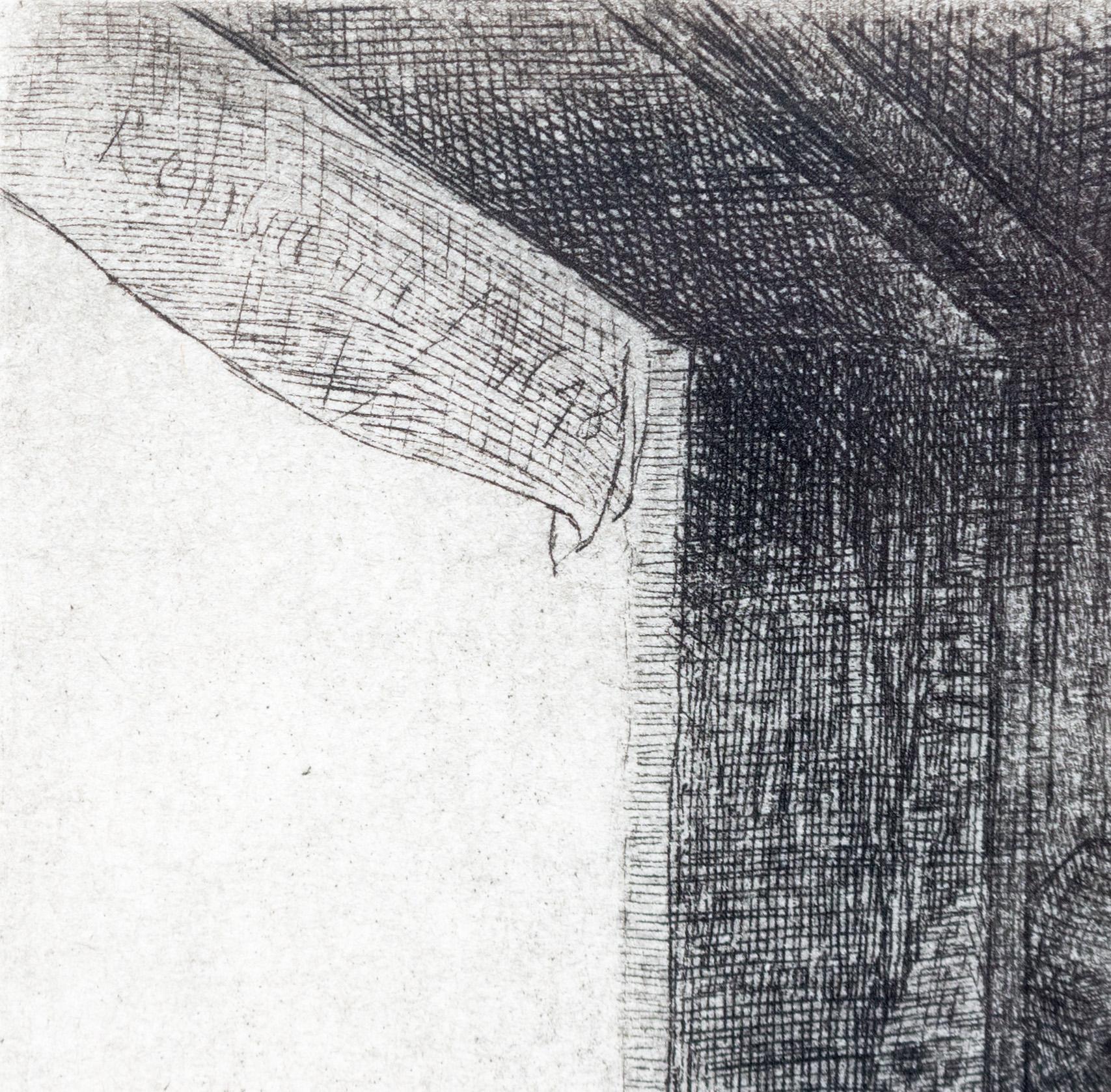 Rembrandt van Rijn - "Self Portrait Drawing at a Window, " Original ...