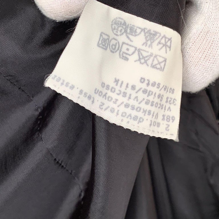 Rena Lange Vintage Gray Wool Blend Blazer Jacket For Sale at 1stDibs