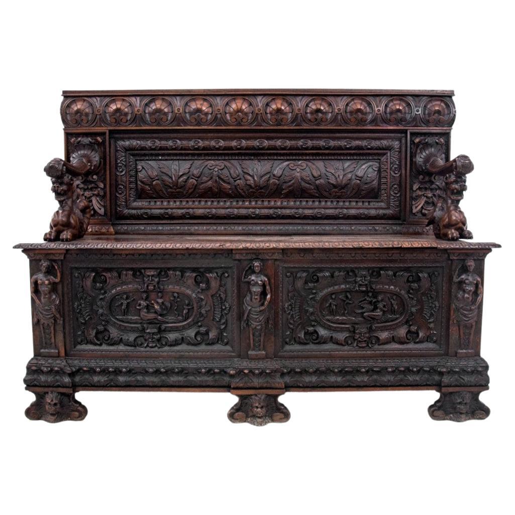 Renaissance Antique Chest, France, Around 1870 at 1stDibs