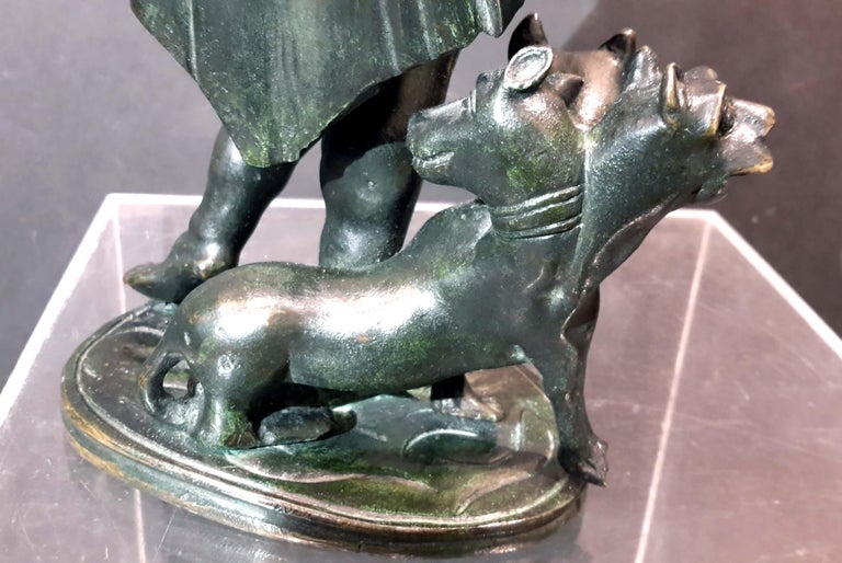 Renaissance Bronze of Orpheus and Cerberus For Sale at 1stdibs