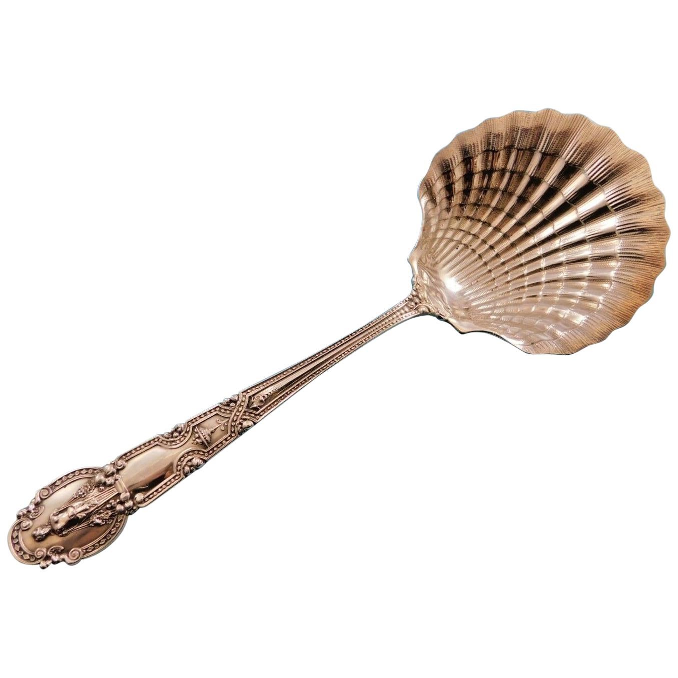 Cast Metal Footed Clam Shell Serving Dish or Catchall After Tiffany and ...