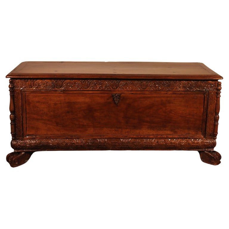 Renaissance Chest in Walnut, 16th Century, France at 1stDibs