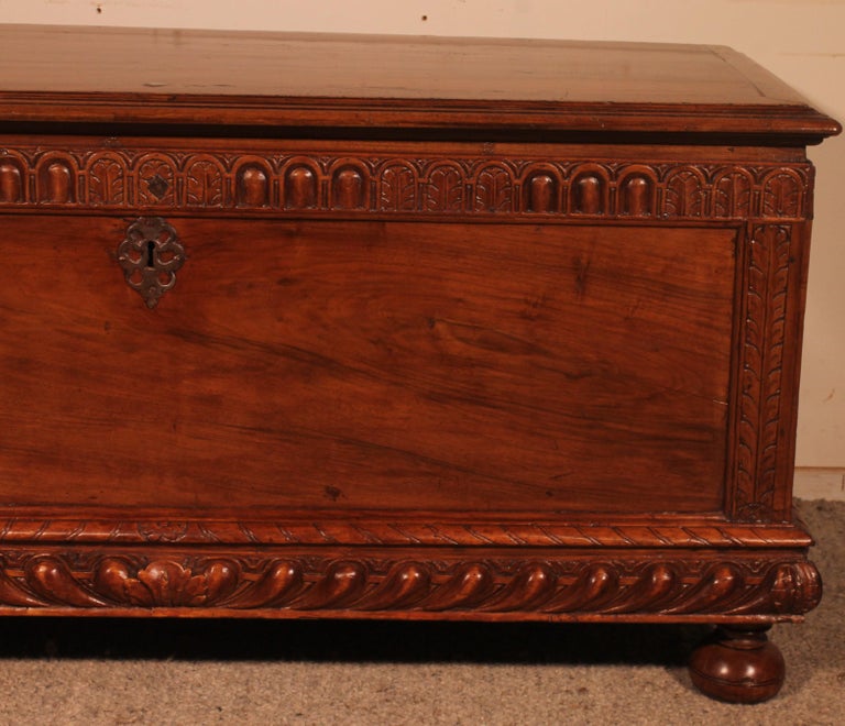 Renaissance Chest in Walnut, circa 1600, France For Sale at 1stDibs