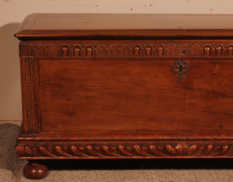 Renaissance Chest in Walnut, circa 1600, France For Sale at 1stDibs