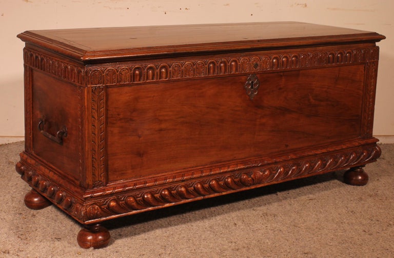 Renaissance Chest in Walnut, circa 1600, France For Sale at 1stDibs