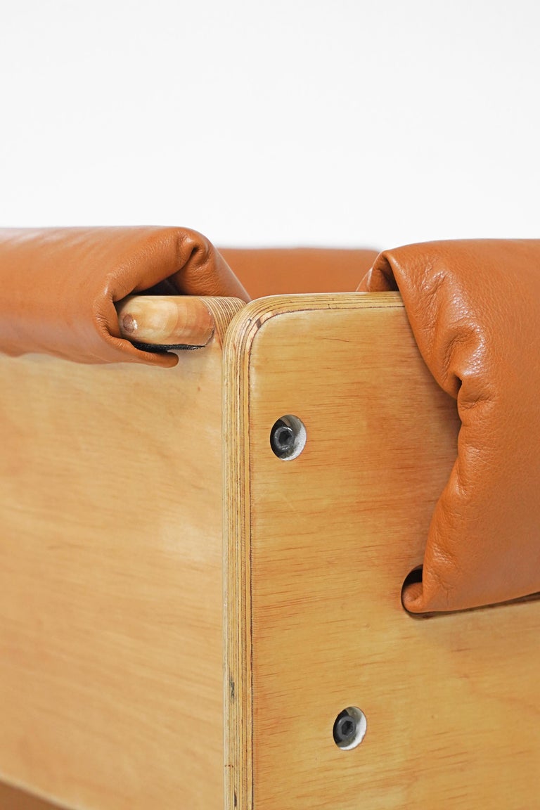 Renaissance Easy Chair in Maple and Leather by Keith Muller and Michael ...