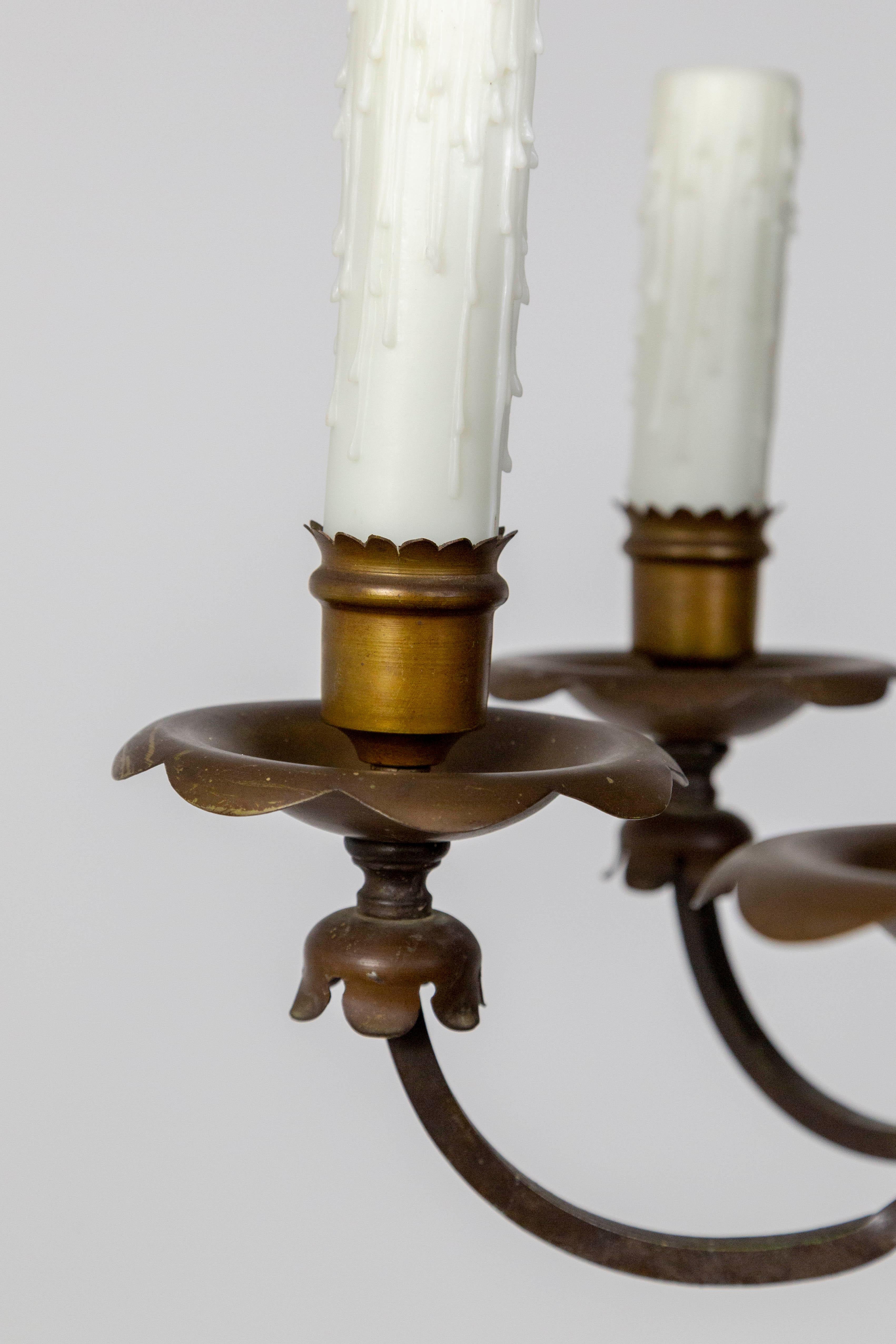 Renaissance Revival 6-Light Candlestick Chandelier For Sale at 1stDibs ...