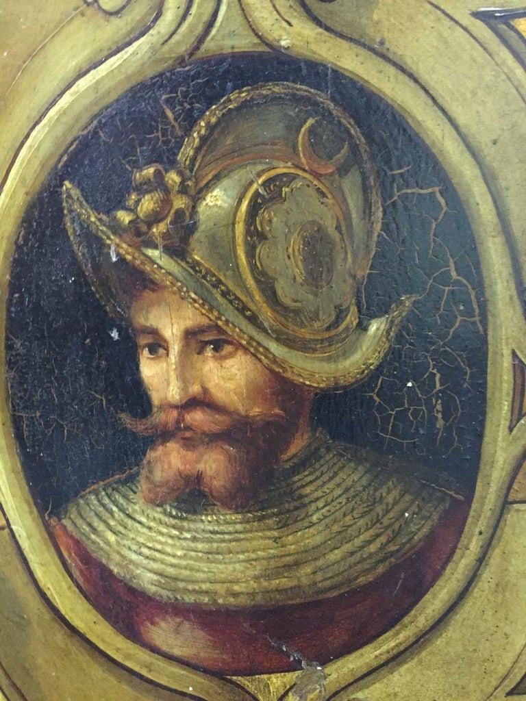Renaissance Style Oil on Board Wall Panels, 19th Century For Sale at ...