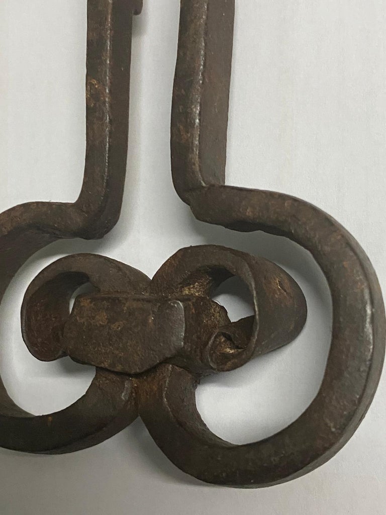 Renaissance Wrought Iron Handle,16th Century For Sale at 1stDibs