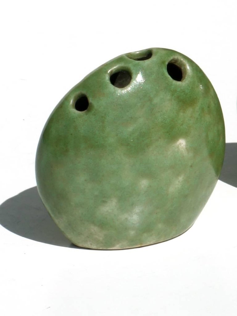 Renato Bassoli by Il Sestante Italian Midcentury Green Pottery ...