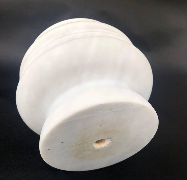 Renato Bertelli Continuous Mussolini Profile Sculpture in Marble ...