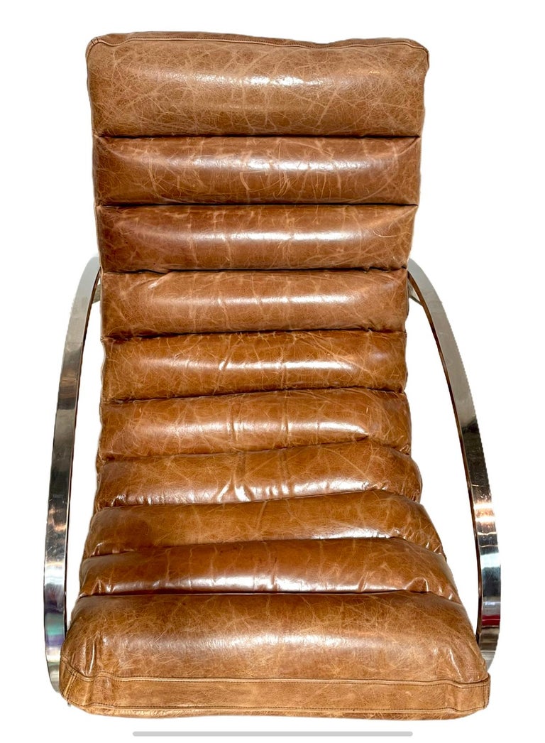 Renato Zevi “Ellipse” Chrome Rocking Chair by Selig For Sale at 1stDibs ...