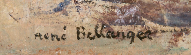 Rene Charles Bellanger - Rene Charles Bellanger (1895-1964) - Mid 20th Century Oil, Rural ...