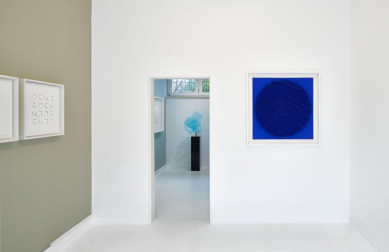 René Galassi - Blue artwork by René Galassi: Calicots et Pigments 100 x ...