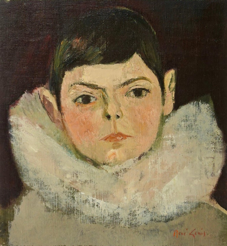 René Genis - “Enfant A La Collarette” The Child in the Collar. For Sale ...