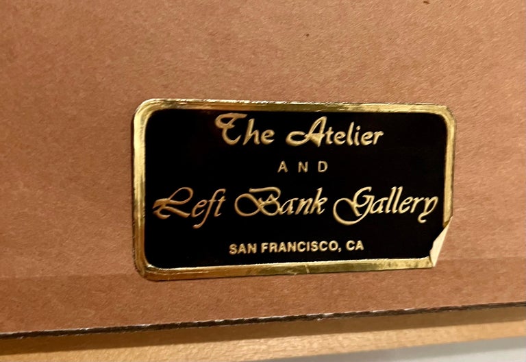 René Genis - French Harbor Painting Ecole Paris Rene Genis Vietnam ...