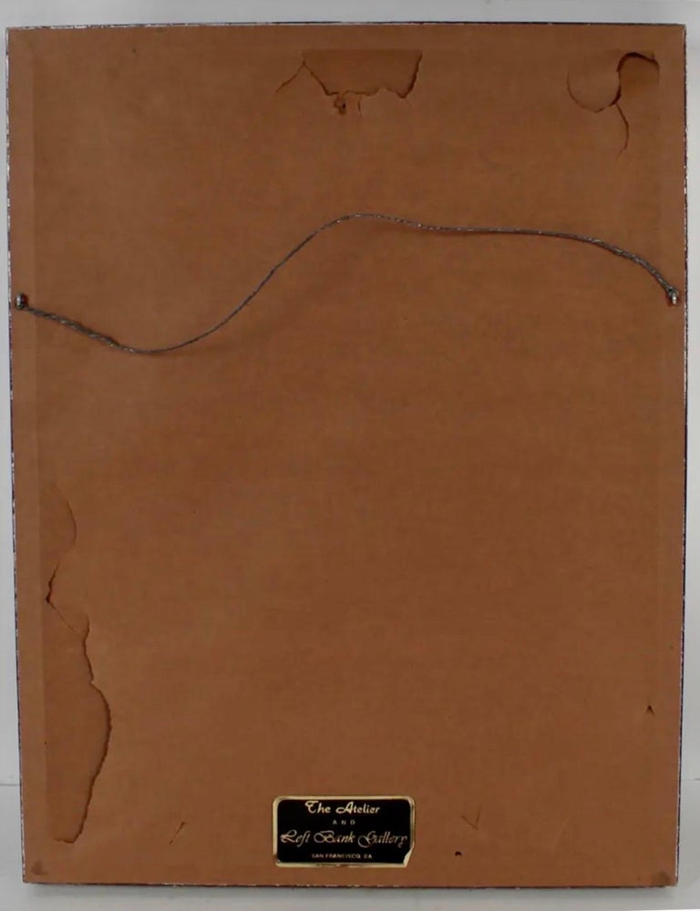 René Genis - French Harbor Painting Ecole Paris Rene Genis Vietnam ...