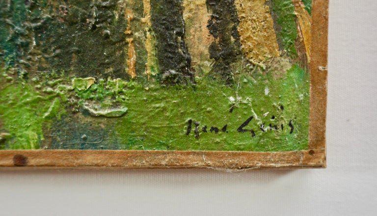 René Genis - Untitled : Farm House In Landscape at 1stDibs