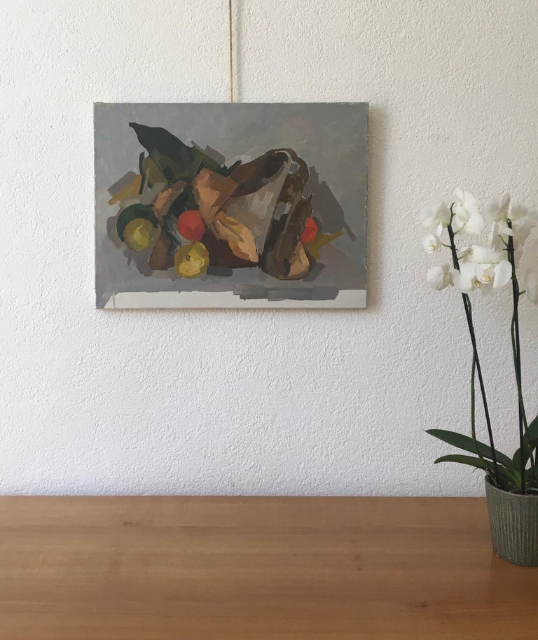 René Guinand - Broken pot and fruit For Sale at 1stDibs