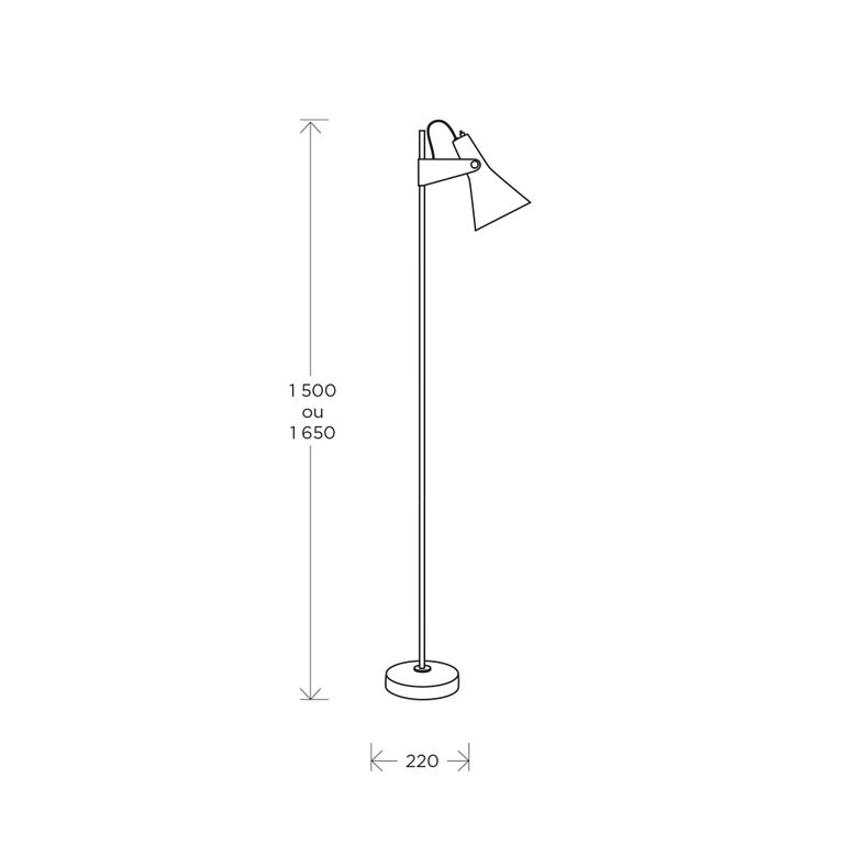 René-Jean Caillette B4 Floor Lamp for Disderot For Sale at 1stDibs