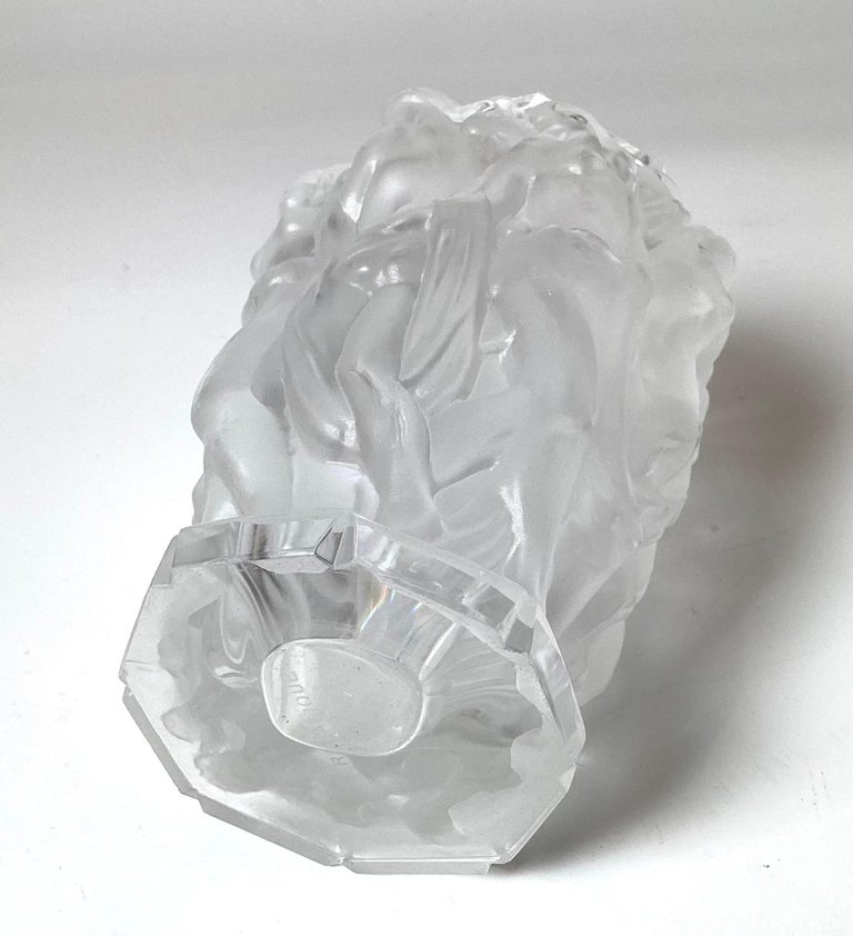 Rene Lalique Bacchantes Vase, Dancing Nudes 1930's For Sale at 1stDibs