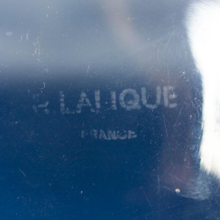 René Lalique "Calypso" Blue Opalescent Charger Swirling Nymphs, circa ...