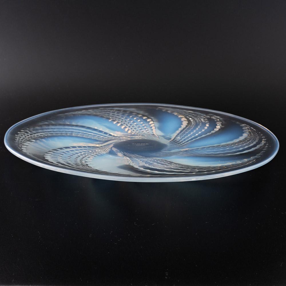 Rene Lalique Fleurons Plate Designed 1935 For Sale at 1stDibs