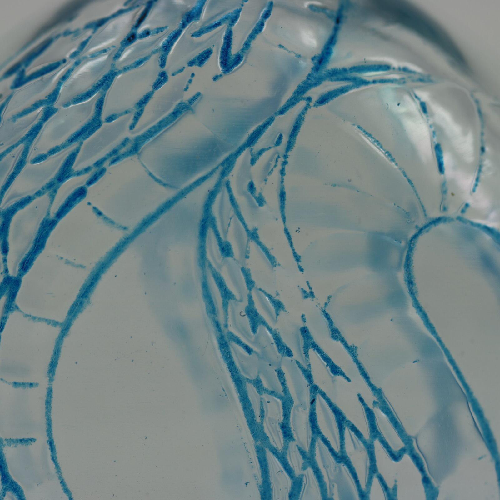 Rene Lalique Glass 'Serpent' Perfume Bottle For Sale at 1stDibs