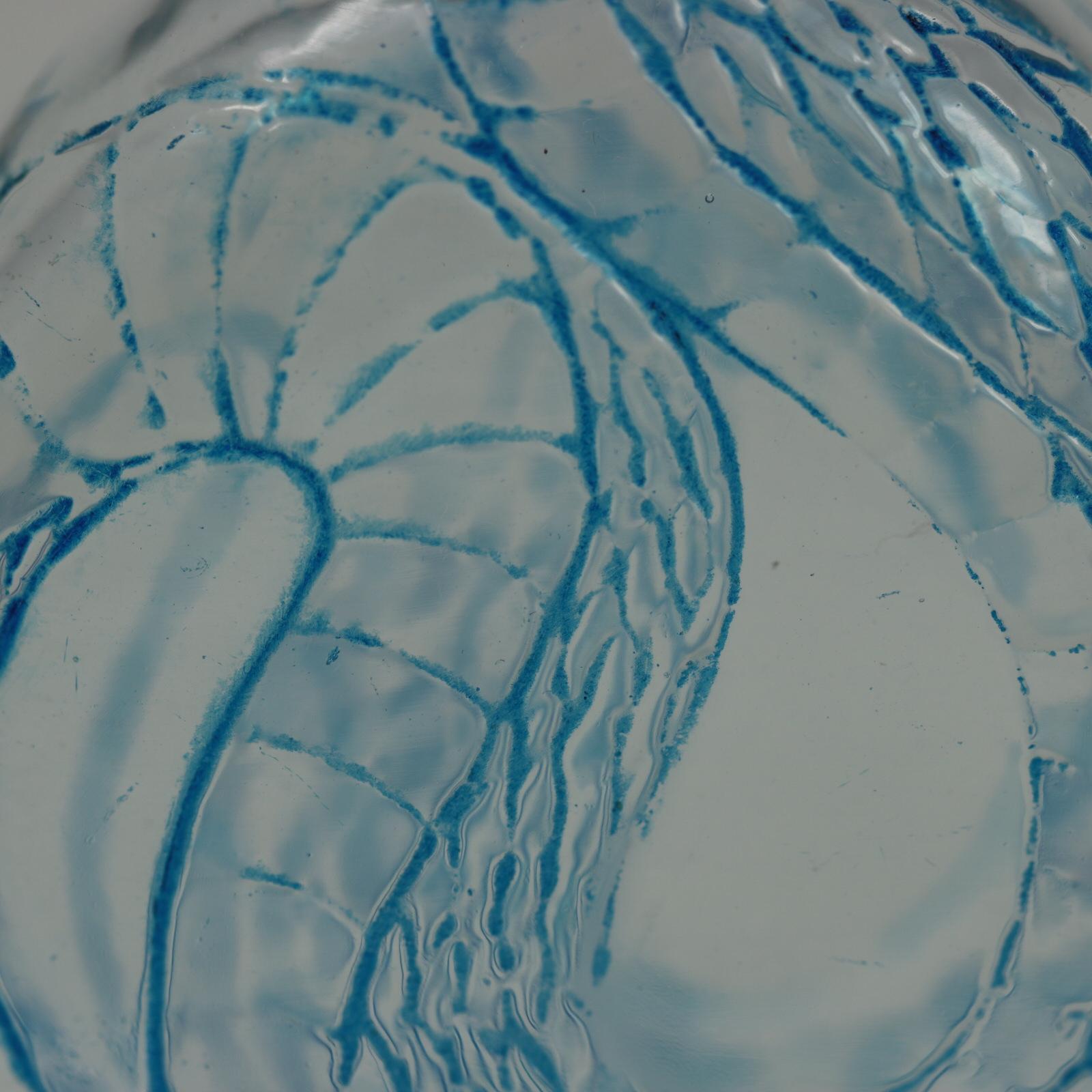 Rene Lalique Glass 'Serpent' Perfume Bottle For Sale at 1stDibs