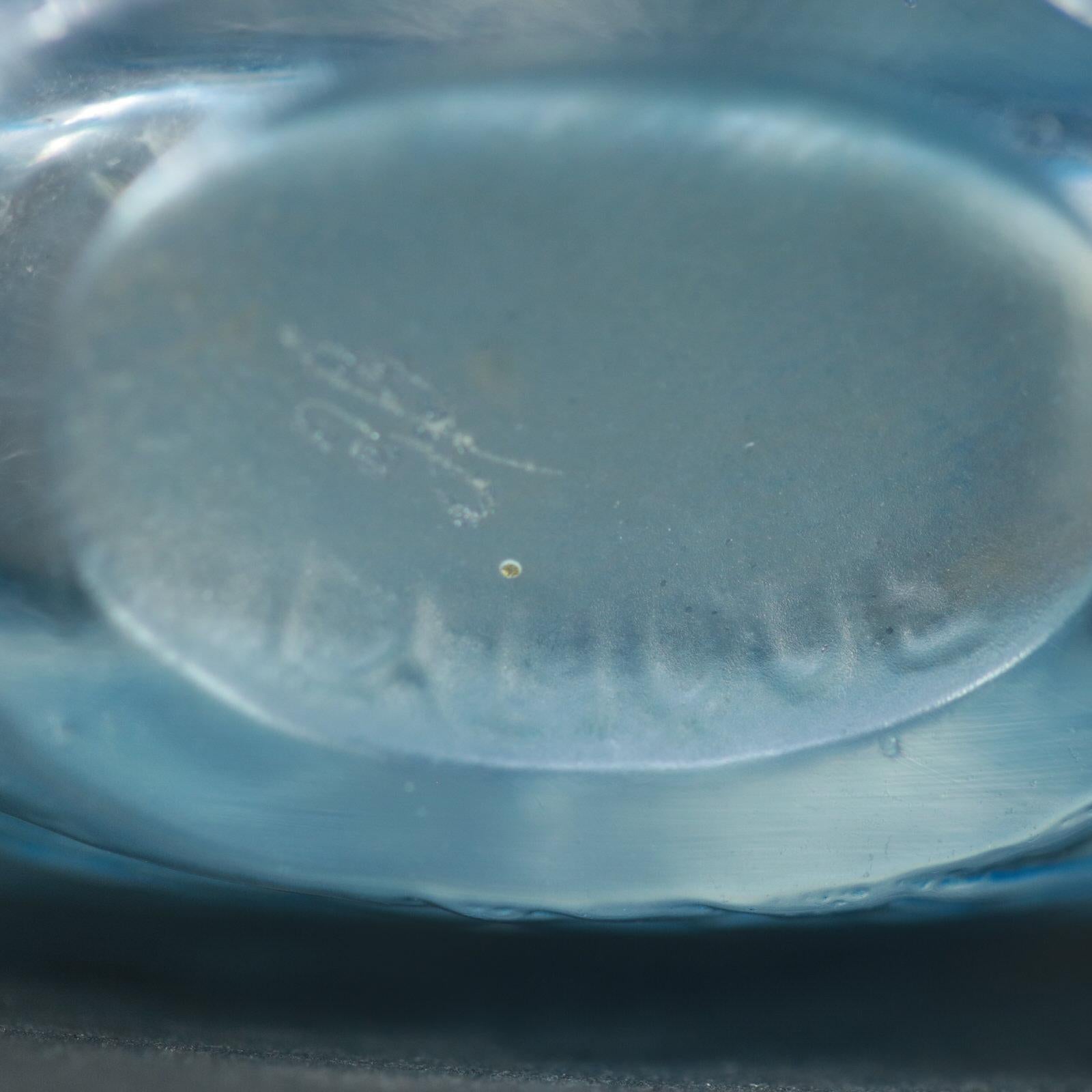 Rene Lalique Glass 'Serpent' Perfume Bottle For Sale at 1stDibs
