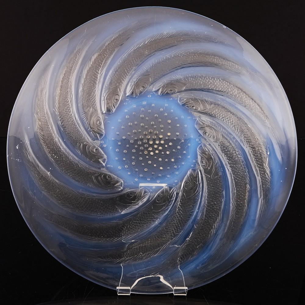 Rene Lalique Poissons Coupe-Plate Designed 1921 - Marcilhac 3263 For ...