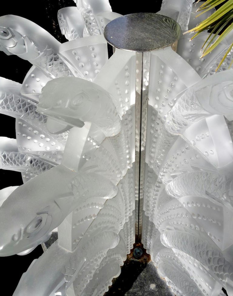 René Lalique Rare Poissons Fountain or Sculpture For Sale at 1stDibs