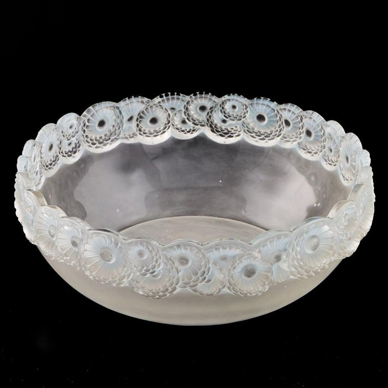Rene Lalique 'Soucis' Bowl, Designed 1931 For Sale at 1stDibs