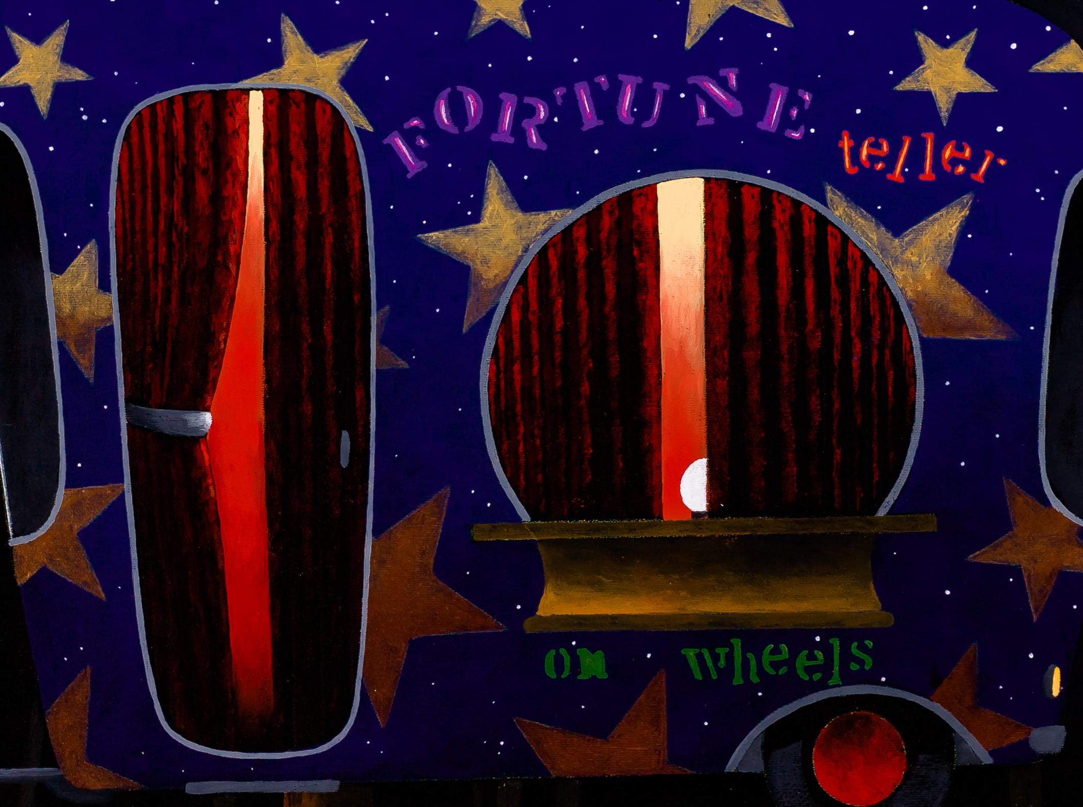 René Lalonde - Agatha's Fortune Teller on Wheels, 2022 For Sale at 1stDibs