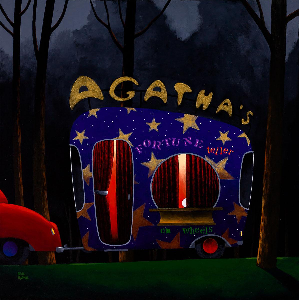 René Lalonde - Agatha's Fortune Teller on Wheels, 2022 For Sale at 1stDibs