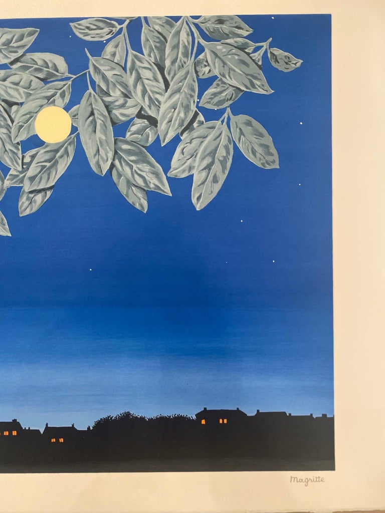René Magritte - La Page Blanche - original Magritte lithograph ...